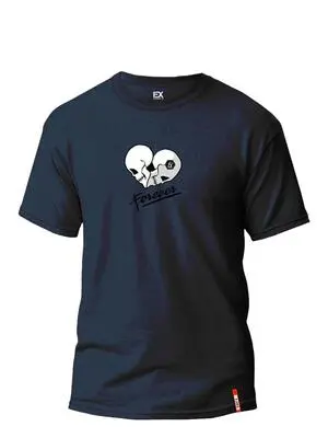 EIGHT X Immortal Street T-shirt Navy - Blue