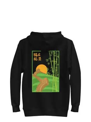 ANCHOR & CREW Landmark Cotton Blend Hoodie - Black