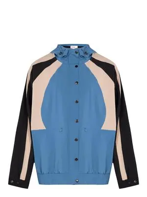 PCFG Free Heaven Panelled Active Jacket - Blue/white