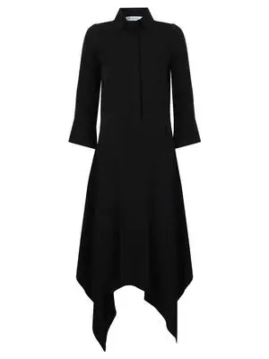 MIRIMALIST Tencel Shirt Dress - Black