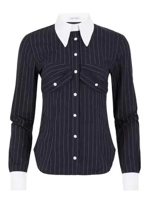 BELKYS STUDIO Colette Bra Shirt - Blue