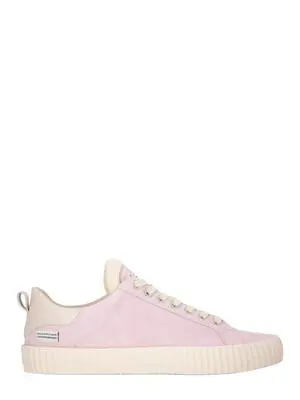 SPRINGA | UNIQUE VULCANIZED SNEAKERS ITALIAN HANDMADE Wavy Suede Sneakers - Pink