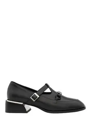 ILVI Tova Leather Pump - Black
