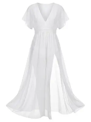 GLAM ON YOU Celeste Dress - White