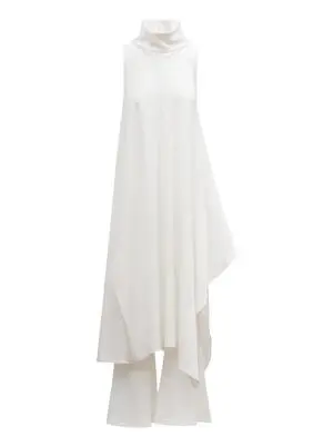 JULIA ALLERT Two-piece Set Knit Dress And Pants - White