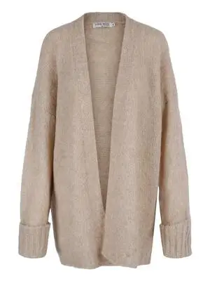 TIRILLM Neutrals "cessa" Long Cardigan Light Beige