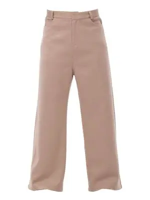 MAISON BOGOMIL Beige Loose Fit Pants - Brown