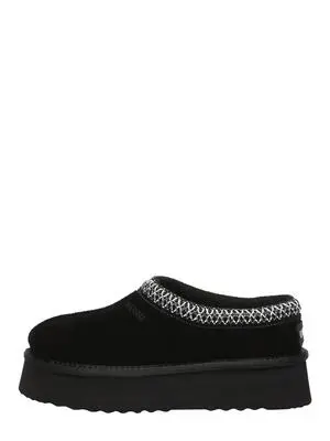 EVERAU AUSTRALIA Wonga Leather Slippers - Black