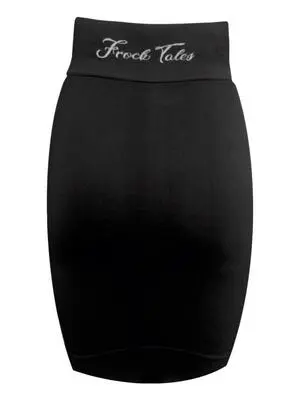 FROCK TALES Mia Body Fit Seamless Skirt - Black