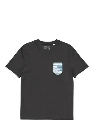 ANCHOR & CREW Heather Think Ocean Polar Bear Love The Planet Organic Cotton T-shirt - Black