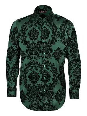 DAVID WEJ Kensington Floral Shirt – Green