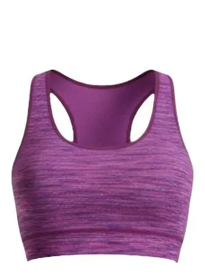 BRASINI SWIMWEAR Cropped Tank Top Fuschia & Print - Blue