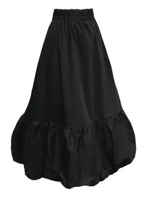 FROCK TALES Calvatia Puffball Midi Skirt - Black