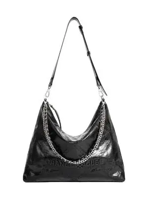 ORANGE CUBE Metropolitan Crossbody Bag - Black