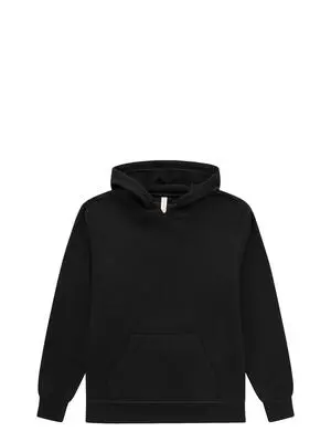 KNOWN SUPPLY 100% Organic Cotton Fleece Hoodie - Black