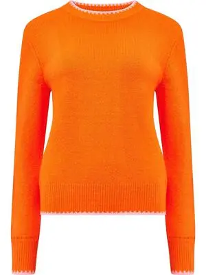 SUGARHILL BRIGHTON Helena Sweater Pink Tipping - Orange