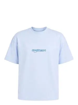 NOOLTRENDS Gender Neutral Smiley T-shirt - Blue