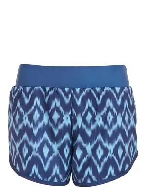 PERKY PEACH Ikat Running Shorts - Blue