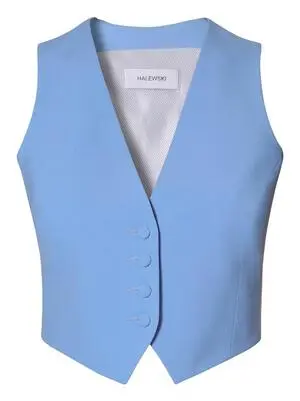 AGGI BY HALEWSKI Sylvia Suit Vest Blue
