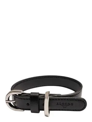 ALECOO Classy Dog Collar Silver - Black