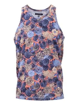 LORDS OF HARLECH Tedford Tank Mums Floral Peach - Orange