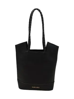 LAUREN REED CO The Car Leather Tote Bag - Black