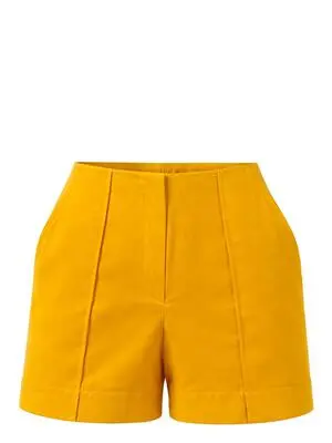 LUMINA ELIGMA Clean Cut Shorts - Mustard Yellow
