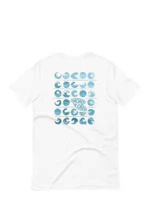 ANCHOR & CREW Surf N Waves Passenger Organic Cotton T-shirt - White