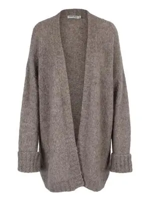 TIRILLM "cessa" Long Cardigan Brown