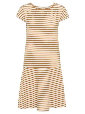 GROBUND The Marianne Dress - The One With En Stripes Gold