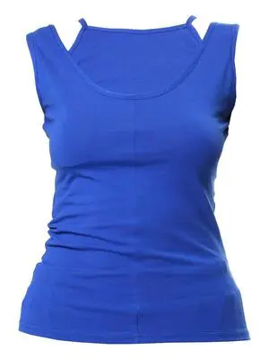 METAMORPHOZA Cutout Tank Top - Blue