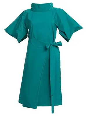 BIANCA POPP Nunnery Dress In Taffeta - Green