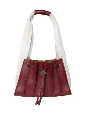 MAESE PLACE Burgundy Tablao Tapiz Mini Bag - Red