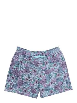 LORDS OF HARLECH Silus Garden Party Interlock Shorts Spearmint - Green