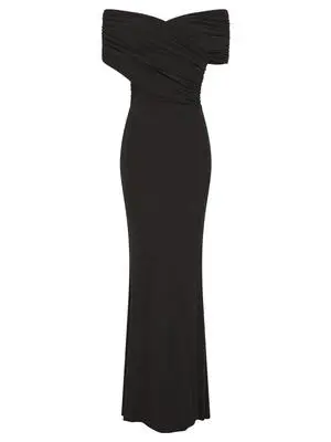 CELESTINE & MAE Primula Maxi Dress In Navsoul Black