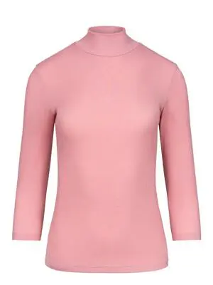OH!ZUZA NIGHT&DAY Rib Rollneck Top - Pink
