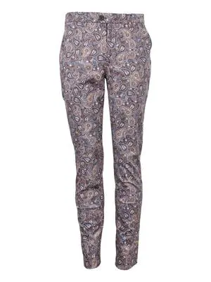 LORDS OF HARLECH Grey / Blue Jack Lux Trippy Paisley Pant Grey - Grey/blue