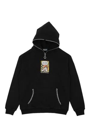 VERYRARE Cowboy Eyes Everywhere" Zip-up Hoodie - Black