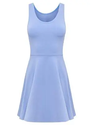 MANDRAGORA Reversible Cotton Strap Dress – Stacy - Blue