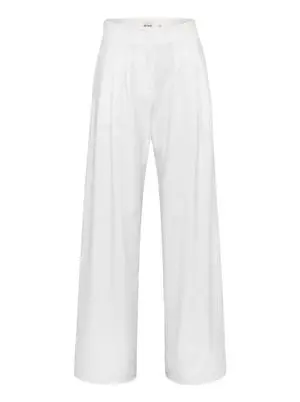 Sélone Nore Pleated Tailored Trousers - White