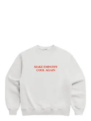 DONT EAT THE HOMIES Make Empathy Cool Again Crewneck Lunar Rock - Grey