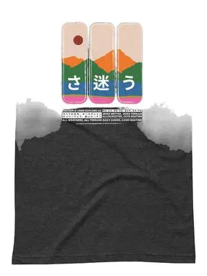 ANCHOR & CREW Heather Nomad Passenger Organic Cotton T-shirt - Black