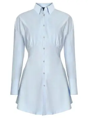 OW Elia Shirt Dress - Blue