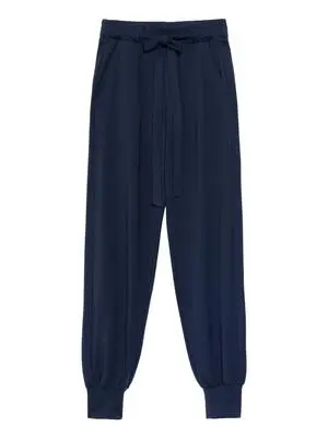 WEARTWO LONDON Siren Cuffed Leg Trousers, Navy - Blue