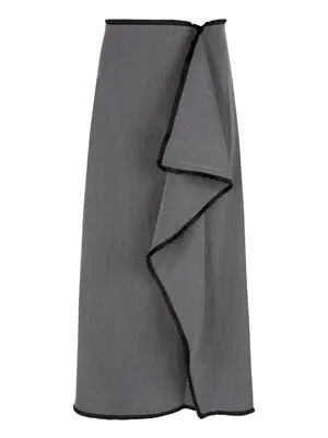 LOU&UP (FORMERLY LOUP CLOTHING) Herringbone Skirt - Grey