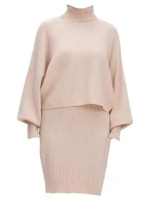 MONOSUIT Neutrals Stellar Harmony Sweater And Dress Set - Beige
