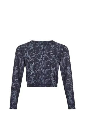 LULA-RU Long Sleeve Top Snake - Grey