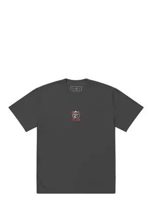 ANCHOR & CREW Faded Rinoceronte C. F. El Clasico Football Cotton Oversized T-shirt - Black