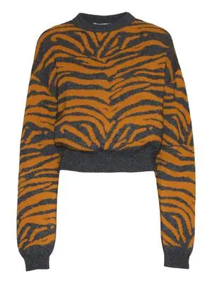 SVETA MILANO Martesana /orange Cashmere Sweater - Grey