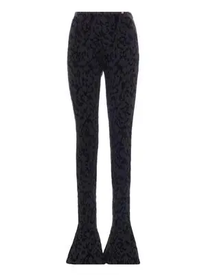 NISSA High Rise Flared Pants - Black